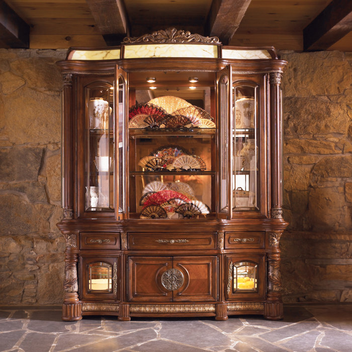 Michael Amini Villa Valencia Dining Cabinet | Wayfair