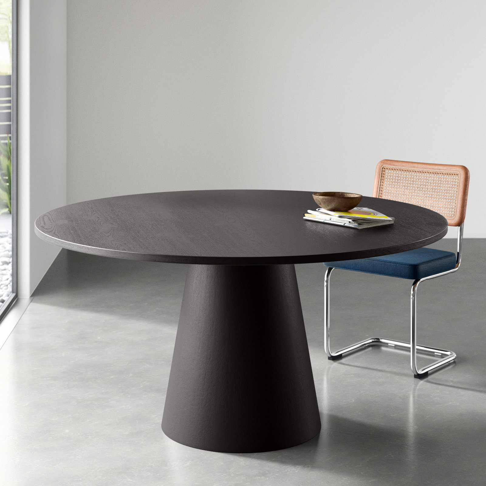 AllModern Astraea 59" Pedestal Dining Table & Reviews - Wayfair Canada
