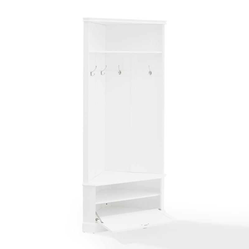 Red Barrel Studio® Priya Hall Tree 33.13'' Wide with Shoe Storage ...