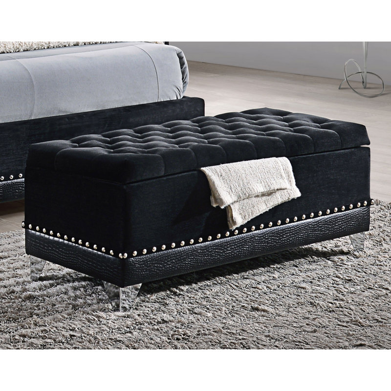 House of Hampton® Sophisticated Style - Makade Velvet Upholstered ...
