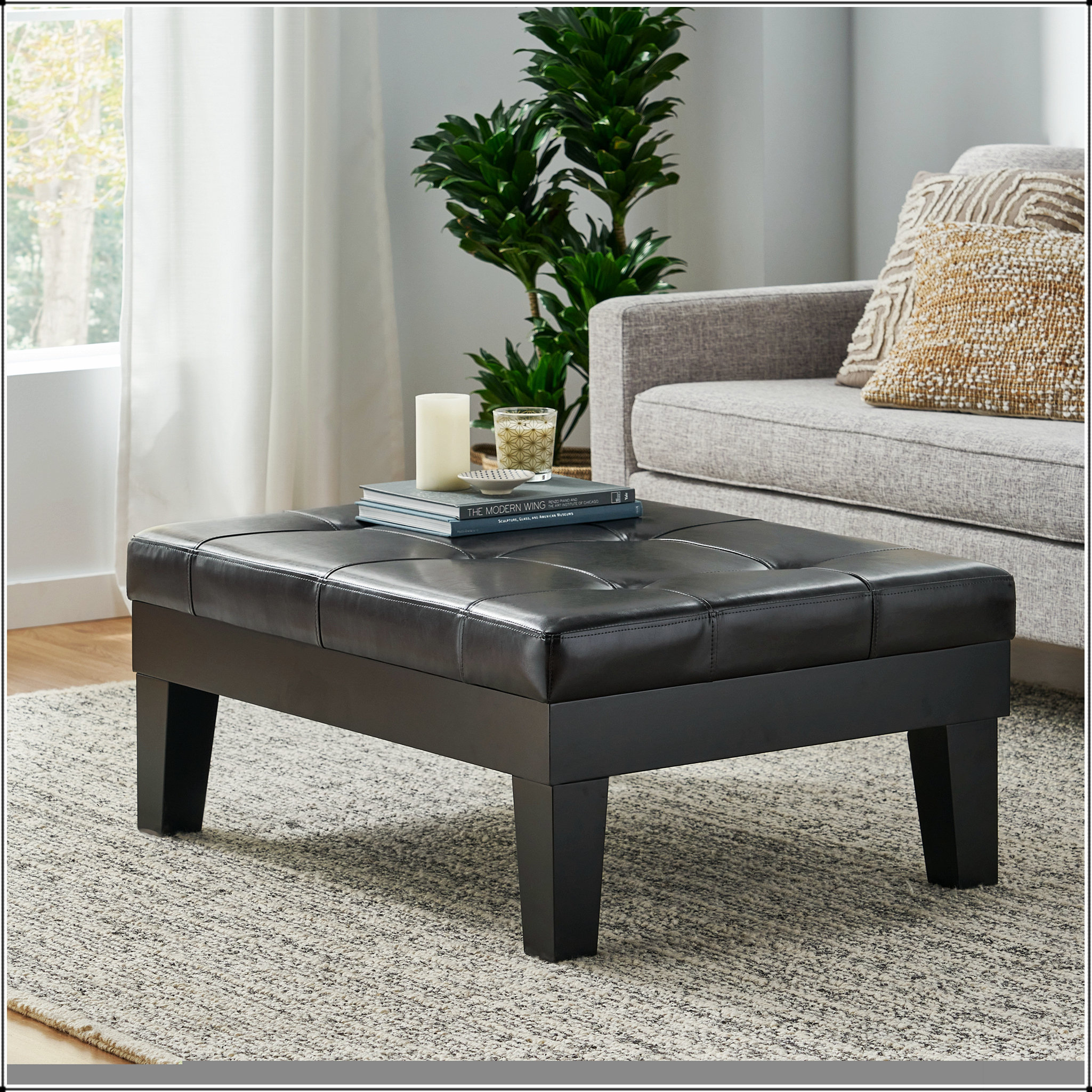 Lark Manor™ CHATHAM OTTOMAN WITH DRAWER | Wayfair