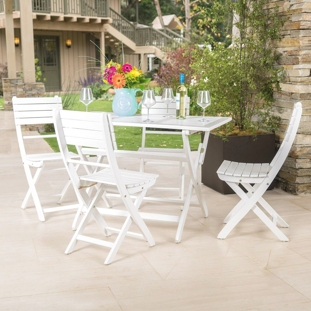 Highland Dunes Amyerra Outdoor Dining Set | Wayfair