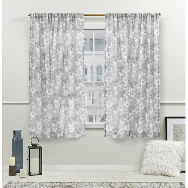 Nicole Miller New York Dara Light Filtering, Semi Sheer Rod Pocket ...