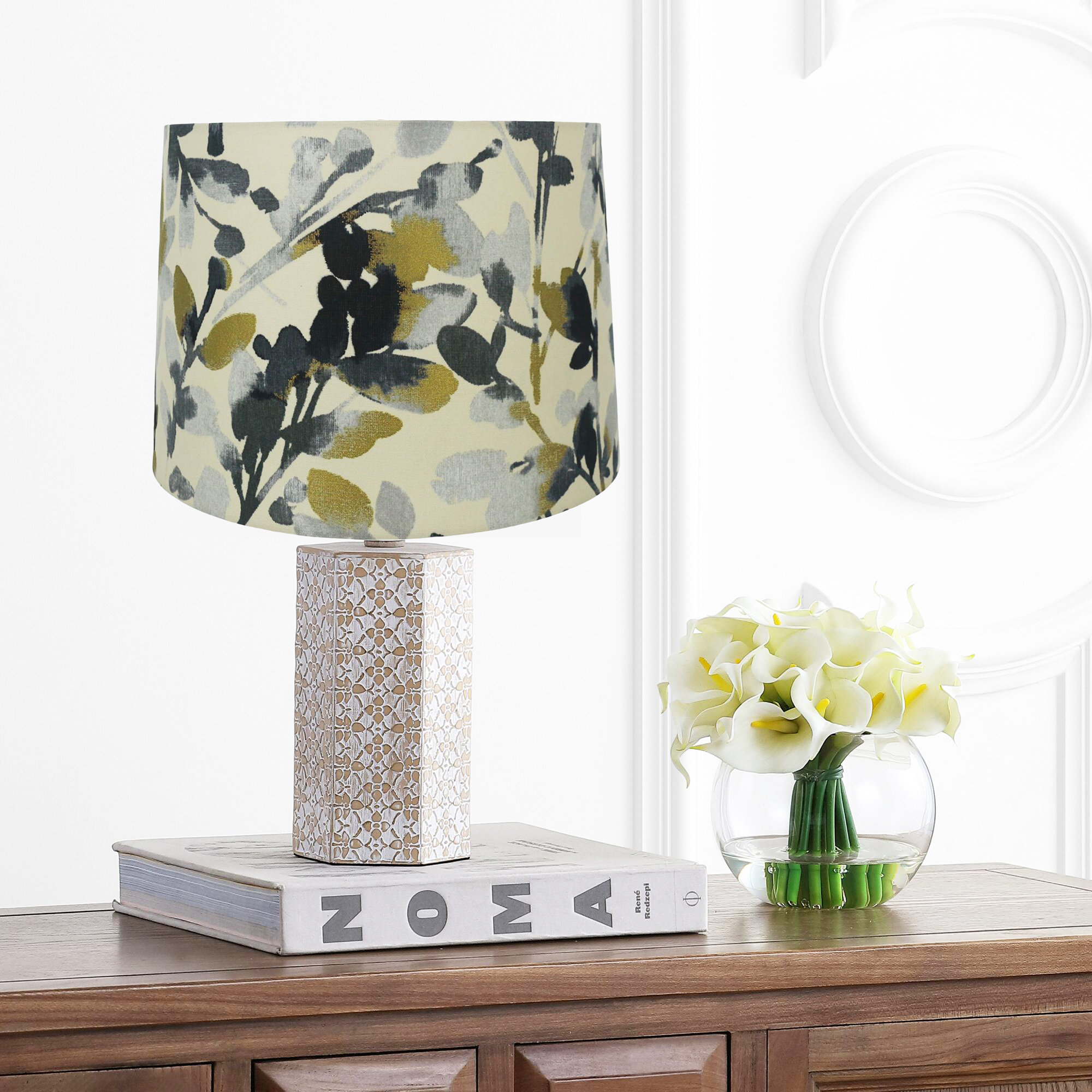 Laurel Foundry Modern Farmhouse® Cotton Empire Lamp Shade ( Spider ) in ...