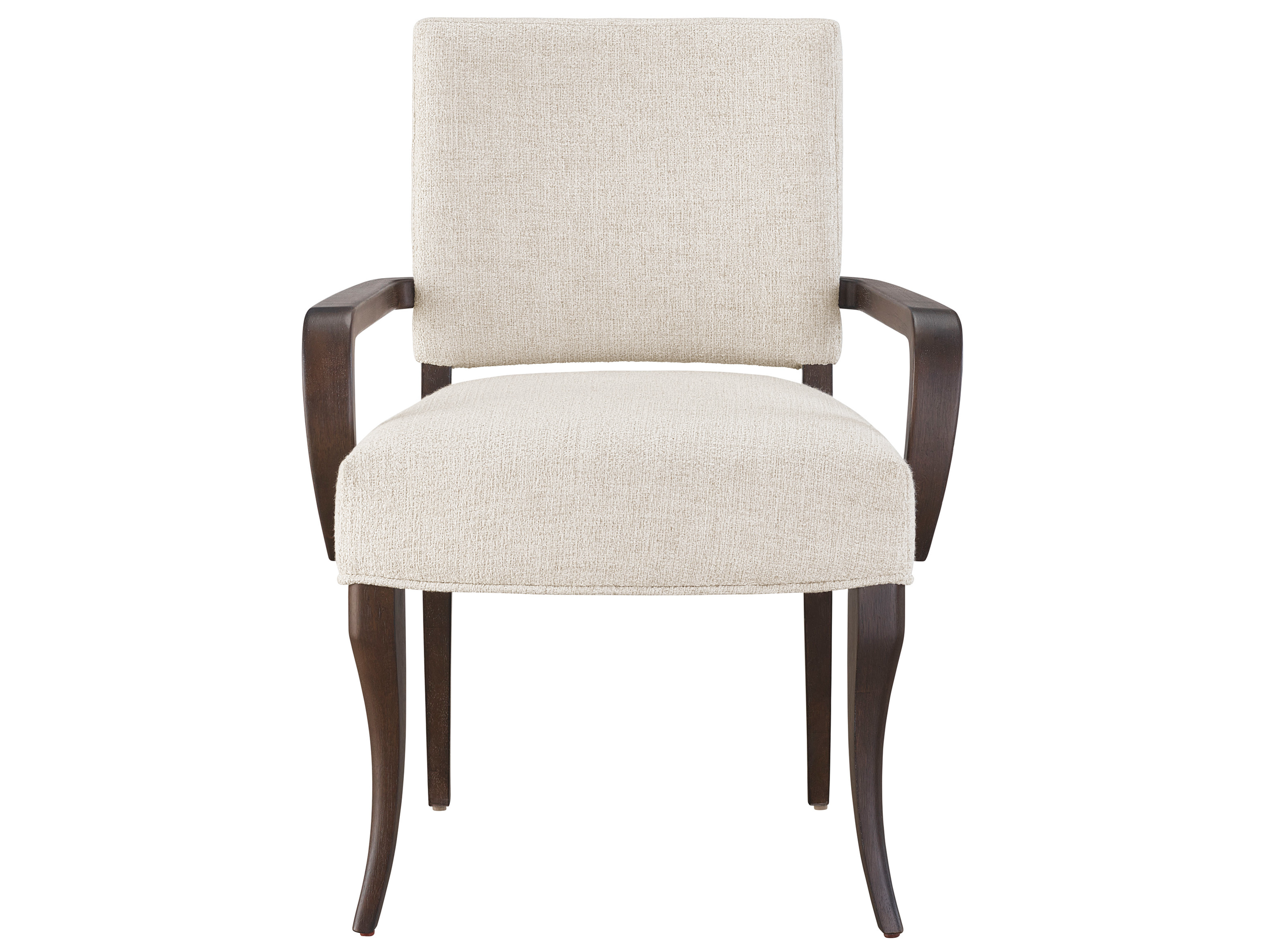 Universal Furniture Arcata Solid Back Arm Chair in Creamy White | Wayfair
