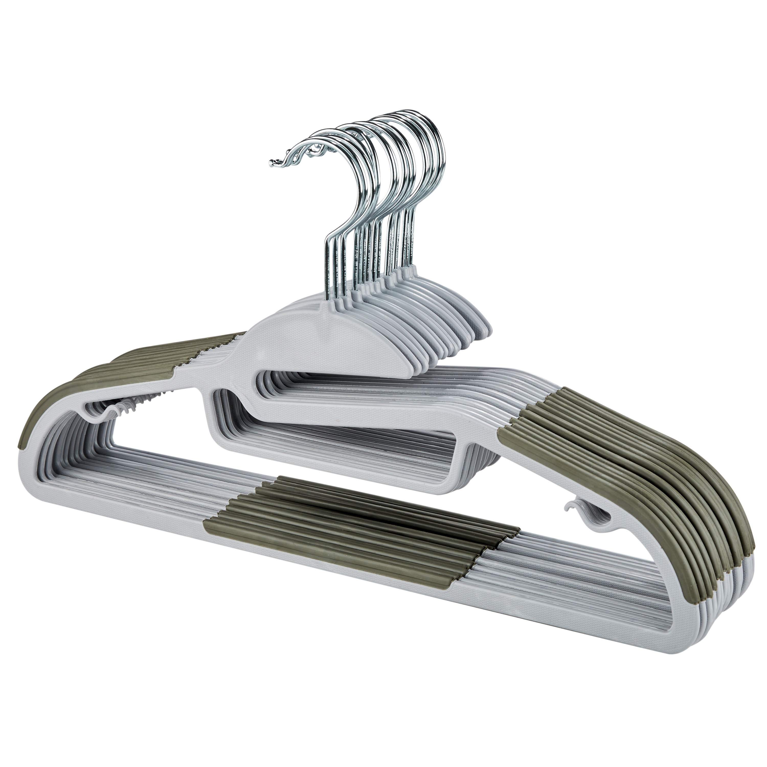 Wrought Studio™ 16 Pack Collar Saver Hangers In Light Grey | Wayfair