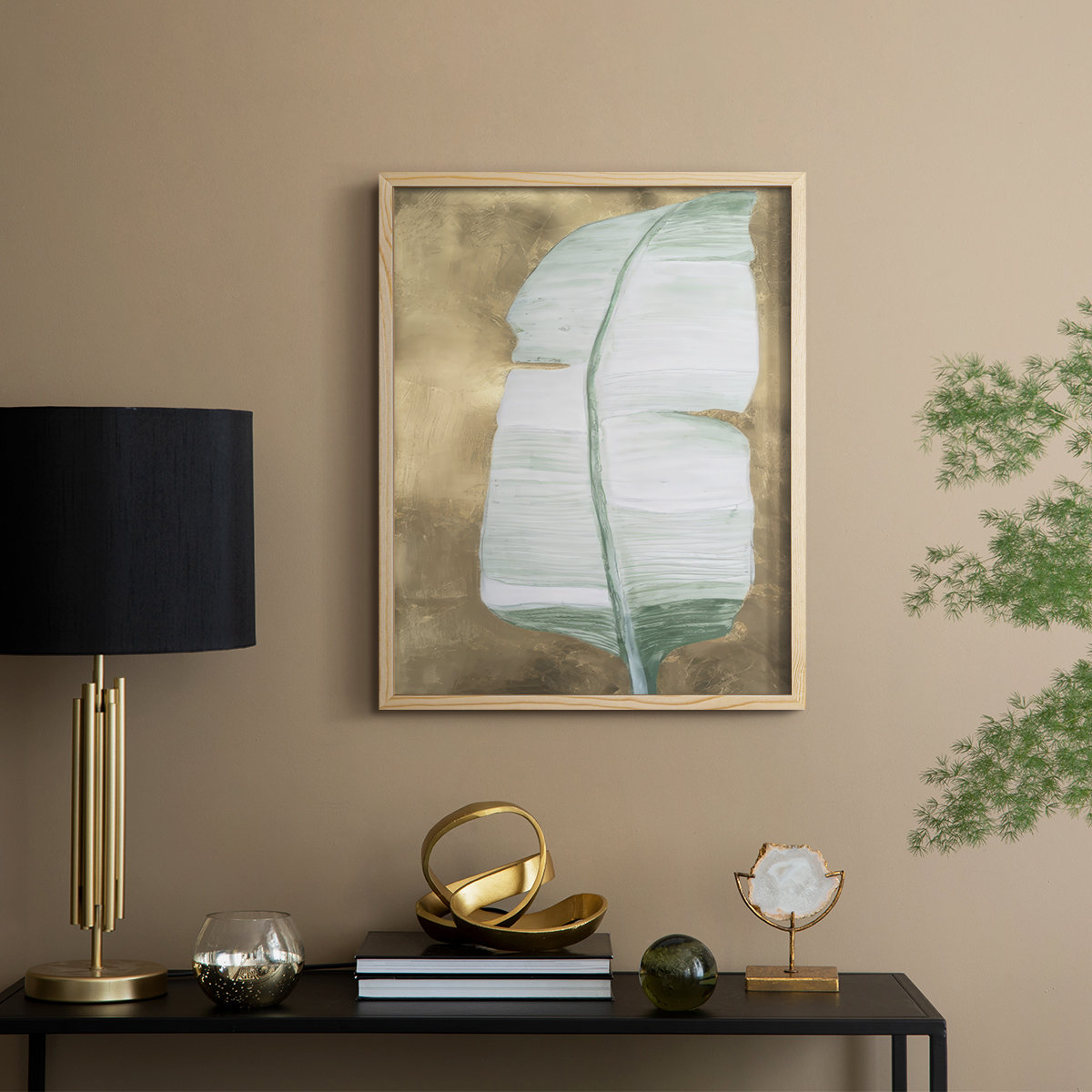 Winston Porter Cavendish Palm I Framed Print - Solid Wood | Wayfair