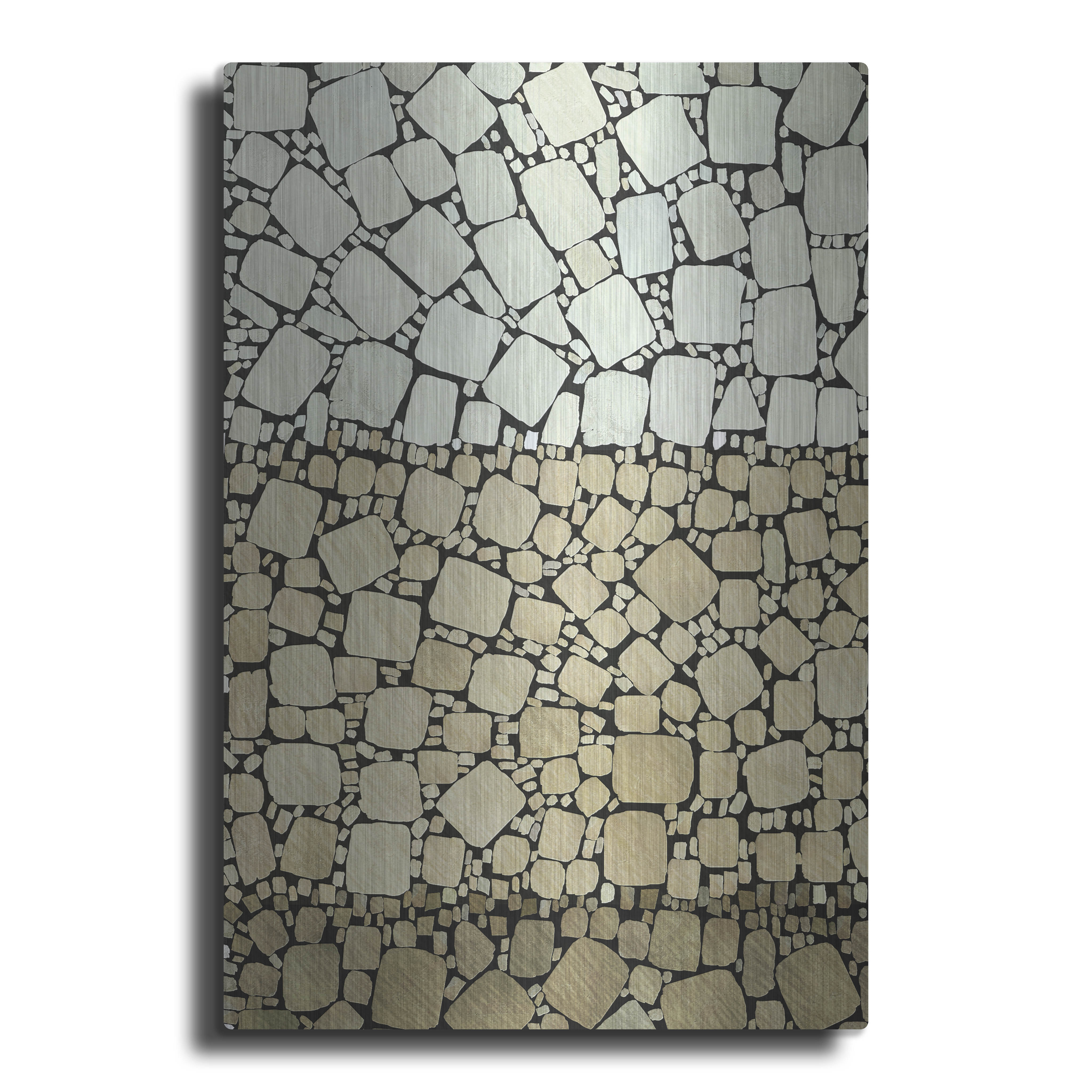 Wrought Studio™ 'Bedrock 2' by Alonzo Saunders Metal Wall Art | Wayfair