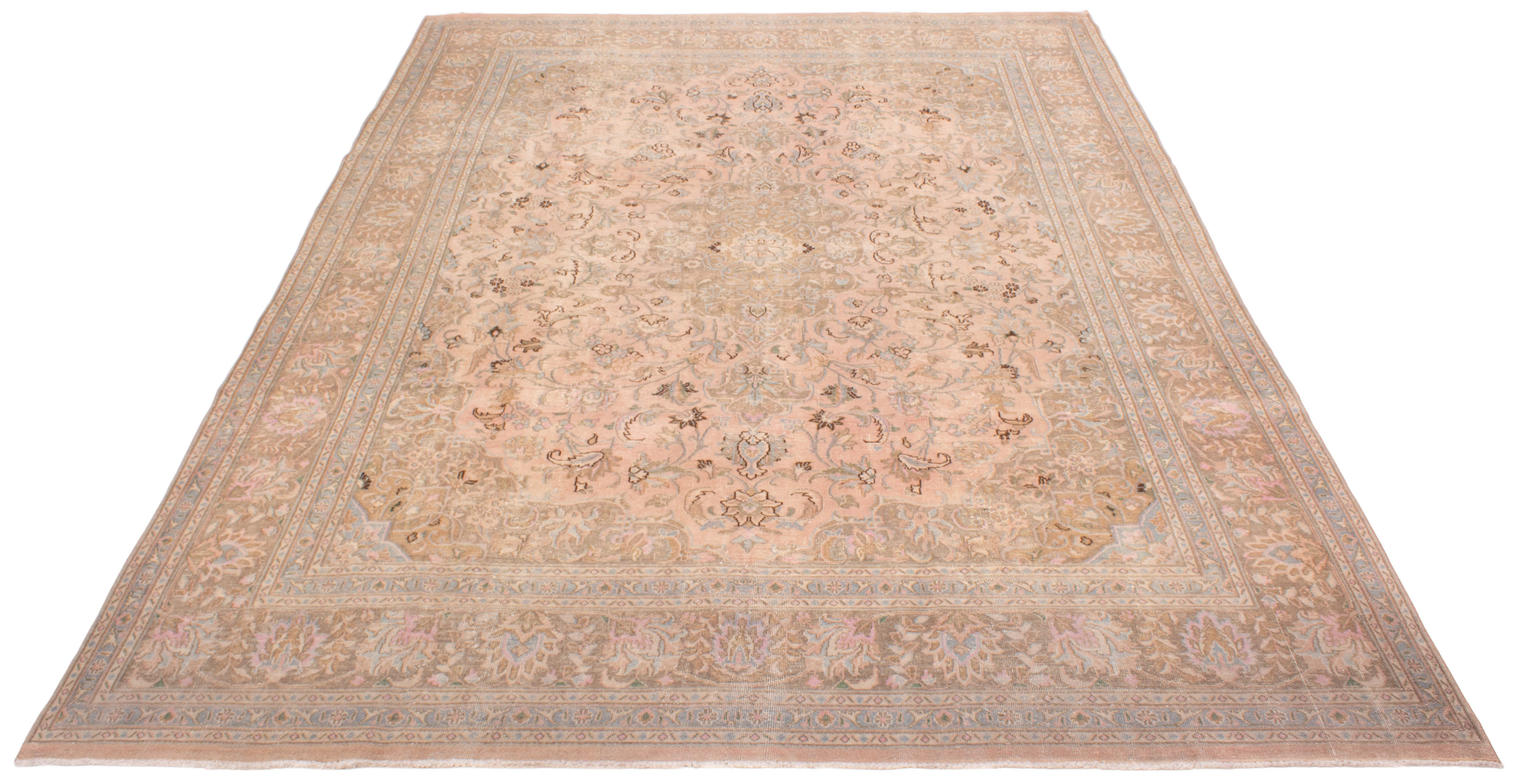 Isabelline Yazcan One-of-a-Kind 9'4" X 12'10" 1990s Wool Area Rug in ...