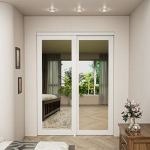 Mirrored Interior Doors You'll Love | Wayfair