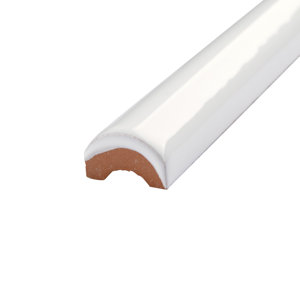 Merola Tile Santorini 7/8"x7-7/8" Glossy Ceramic Quarter Round Wall ...