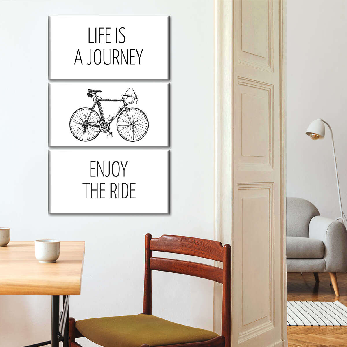 Trinx Enjoy The Ride Of Life Multi Piece Canvas Print - Wayfair Canada