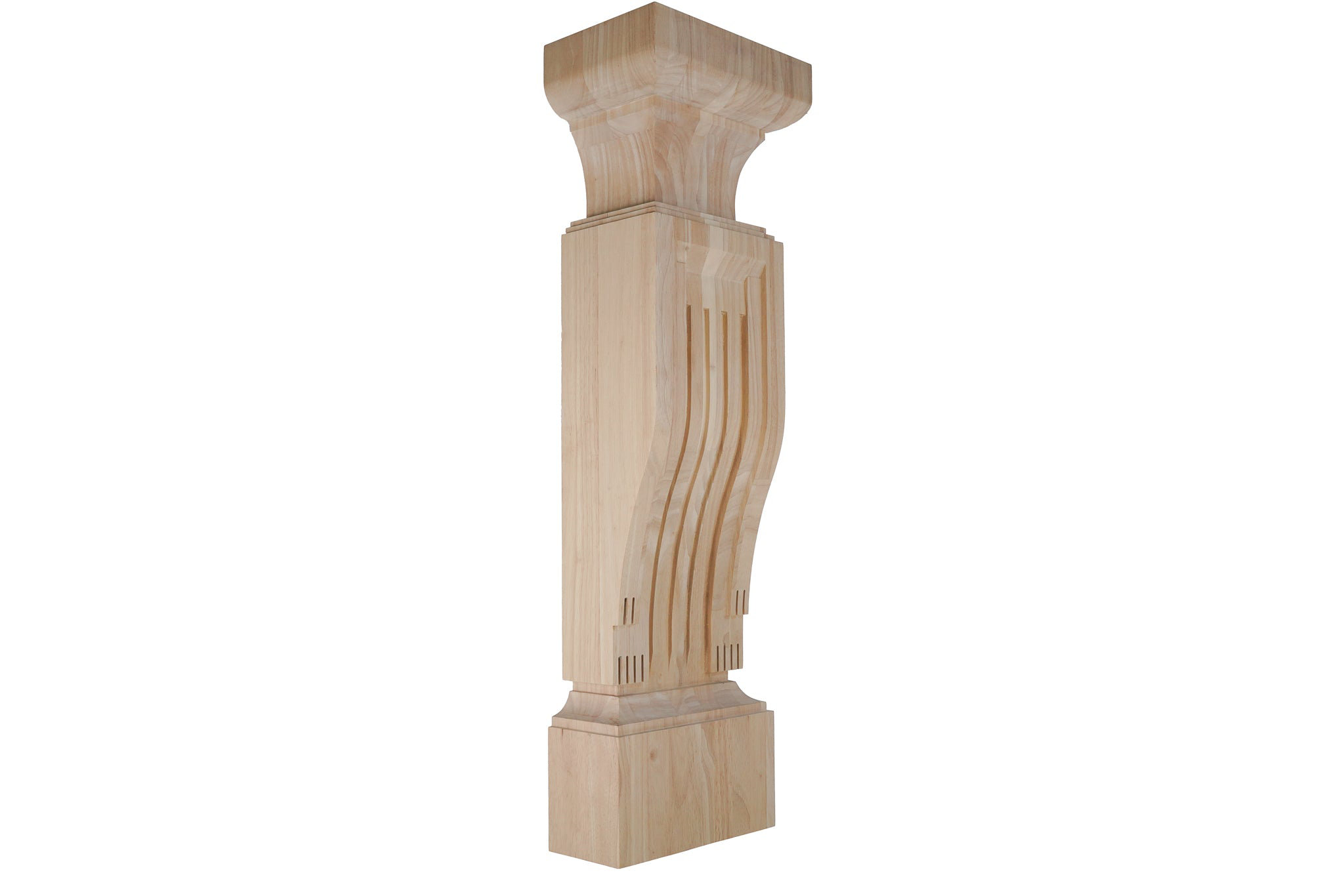 Ophelia & Co. 35" Reeded Grooves Style Mantel Fireplace Leg Corbel ...