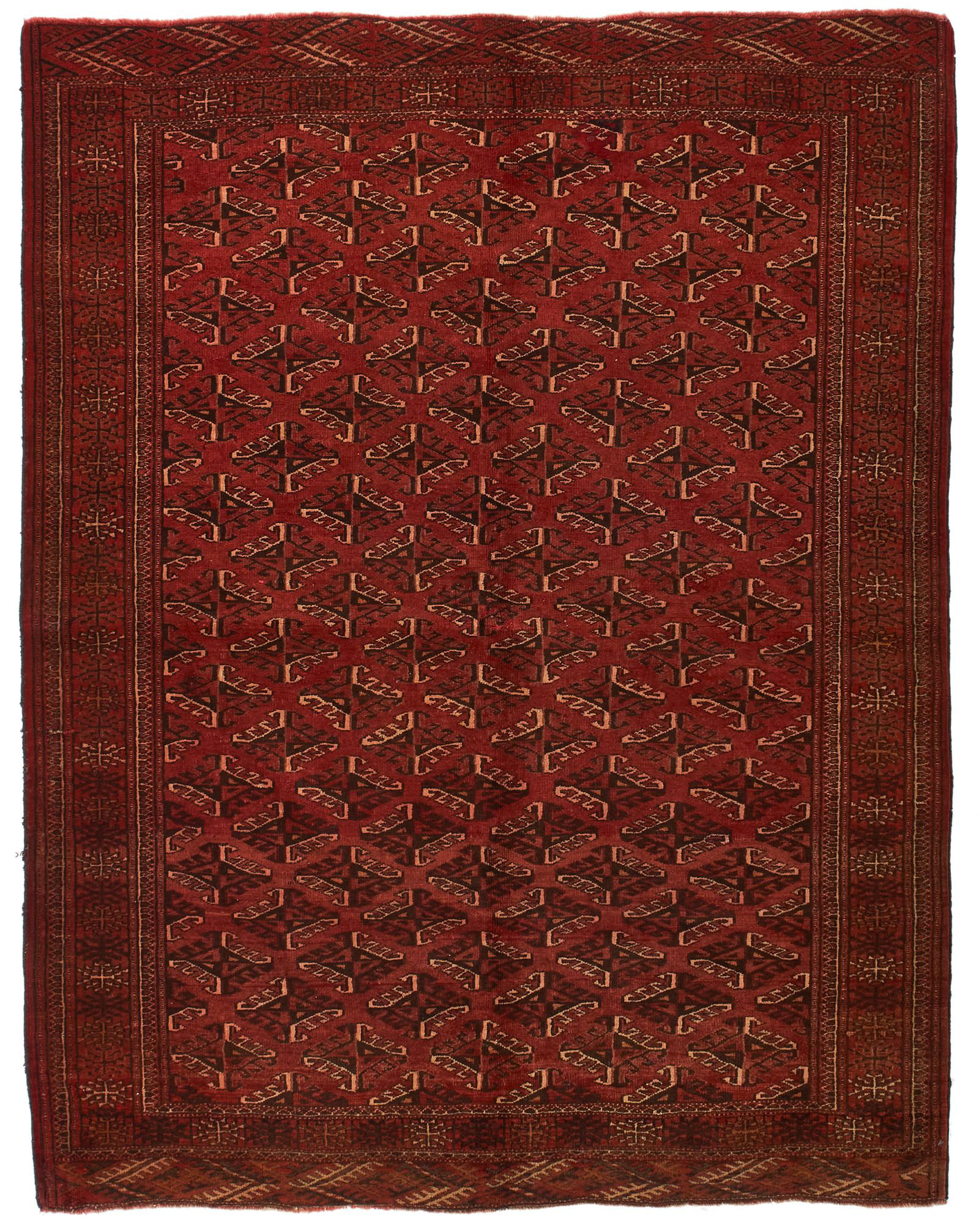 Home and Rugs 5x6 Red and Rust Anatolian Traditional Rug | Wayfair