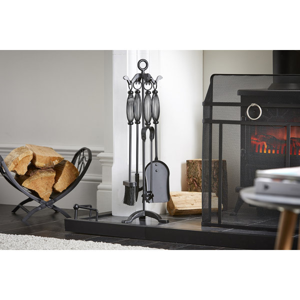 ClassicLiving Abbottson Cast Iron Fireplace Tool Set | Wayfair.co.uk