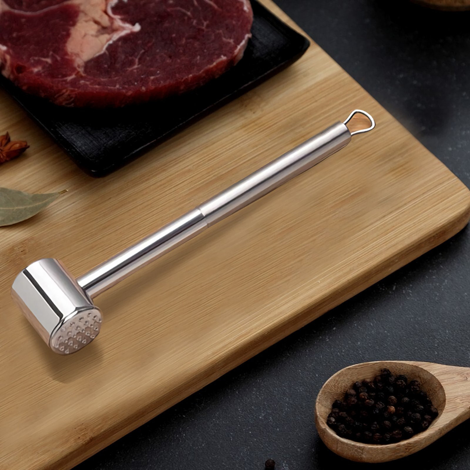 LIYONG Stainless Steel Manual Meat Tenderizer | Wayfair