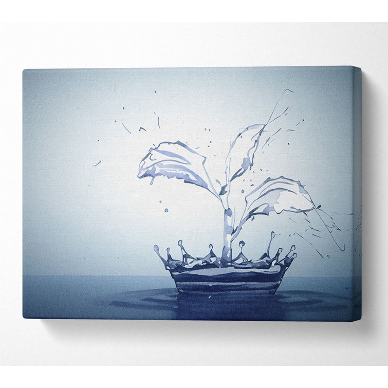 ClassicLiving Water Splash Plant - Wrapped Canvas Art Prints | Wayfair ...