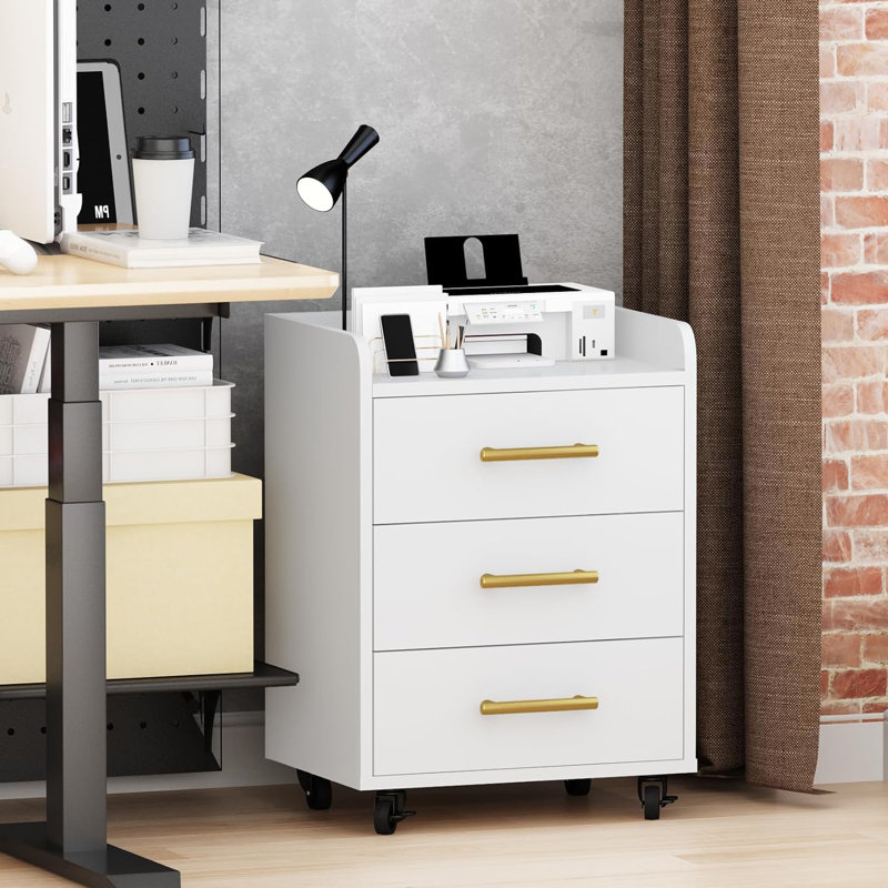 Ebern Designs Erbie 15.6 Wide 3 -Drawer File Cabinet | Wayfair