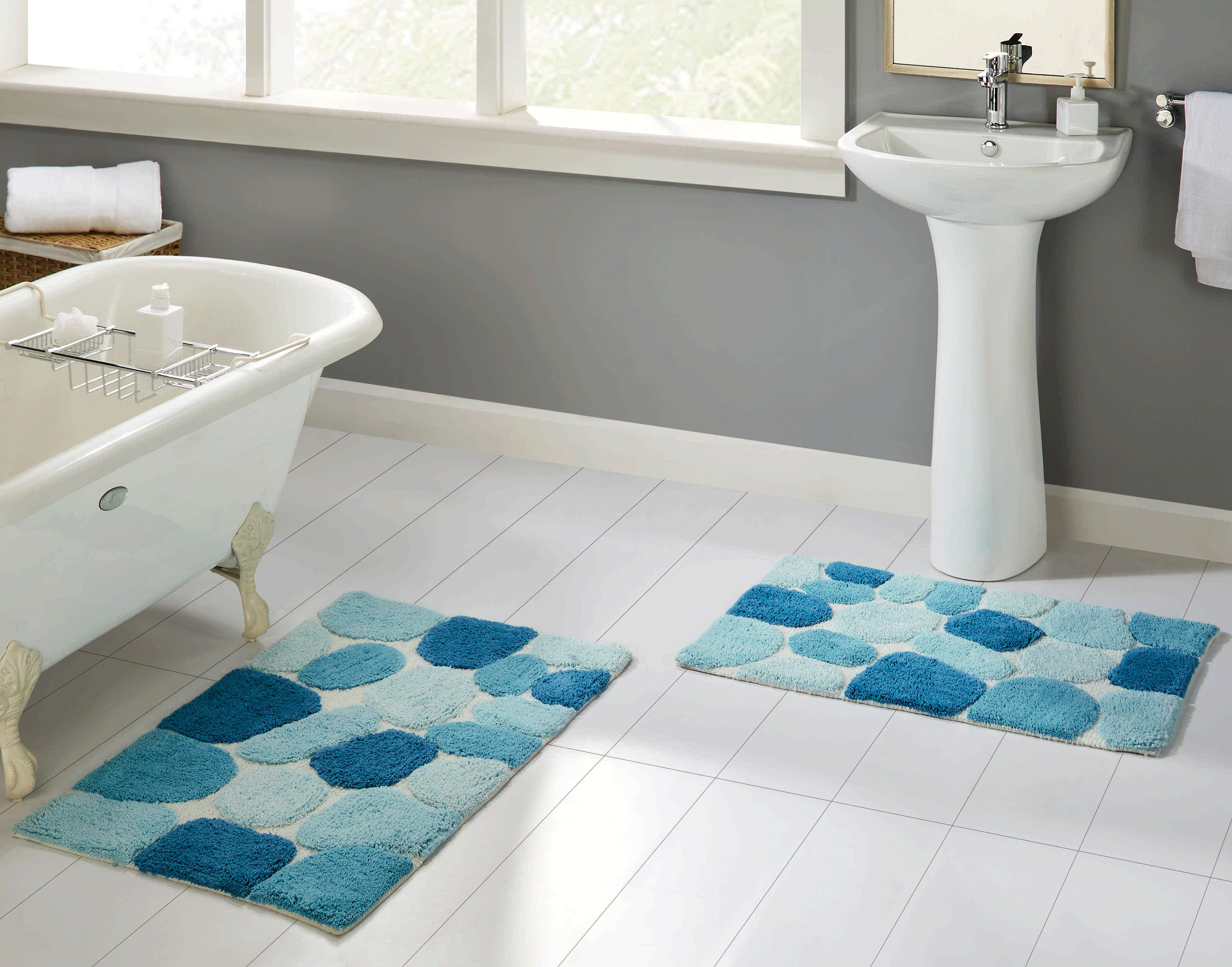 Ebern Designs Creline Bath Rug Set & Reviews | Wayfair