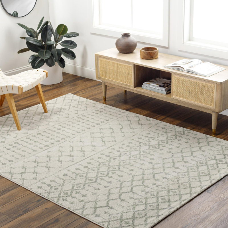 Trent Austin Design® Rentschler ROM-2407 6'7" X 9' Machine Woven Rug ...