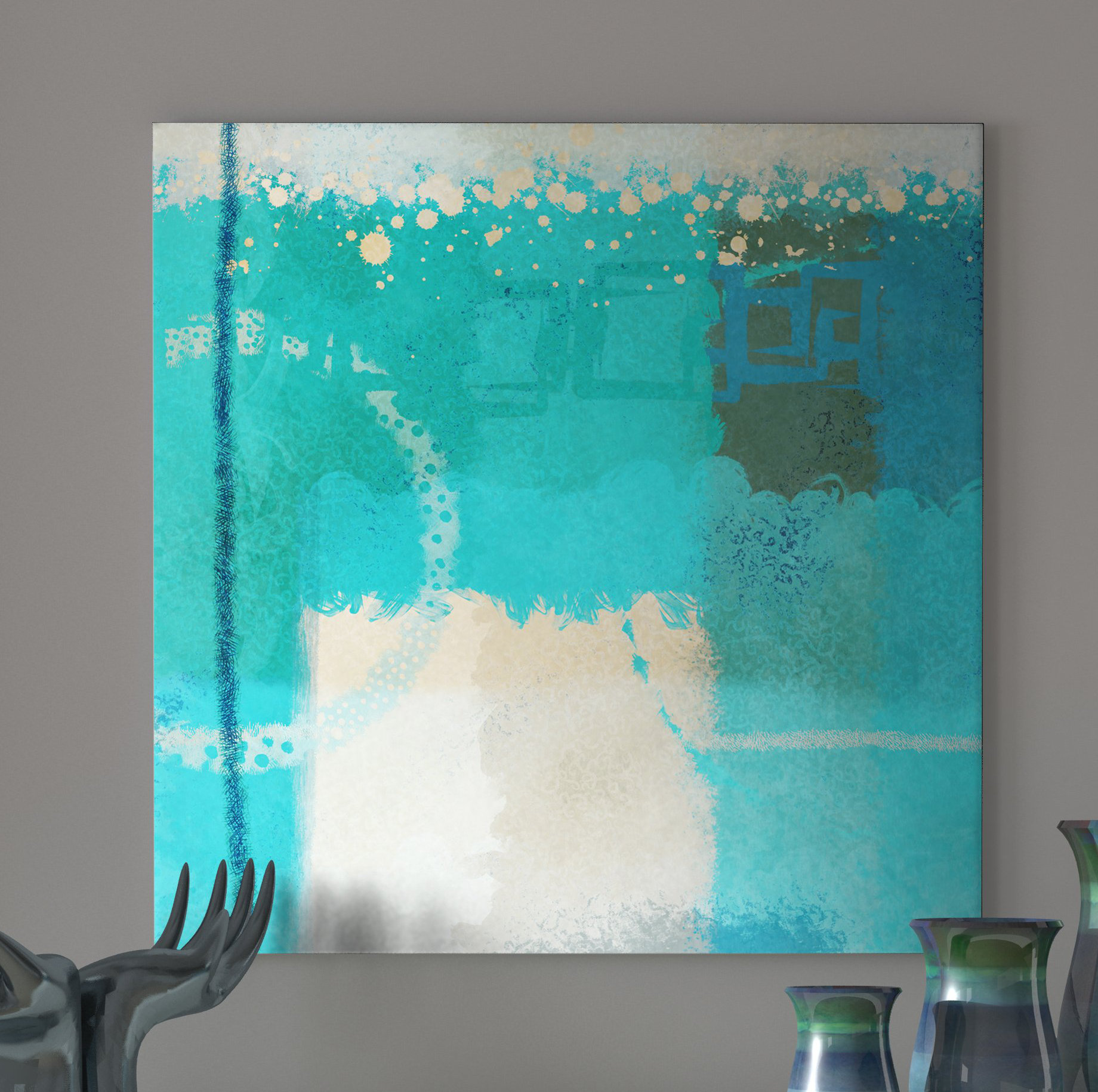Wrought Studio™ Invigorating Finesse by Staci Maxwell - Wrapped Canvas ...