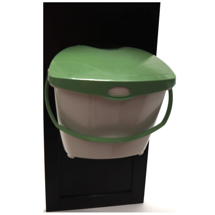 Redmon Sure-Close Kitchen Food Scrap Pail 1.9 Gallon Manual Lift ...