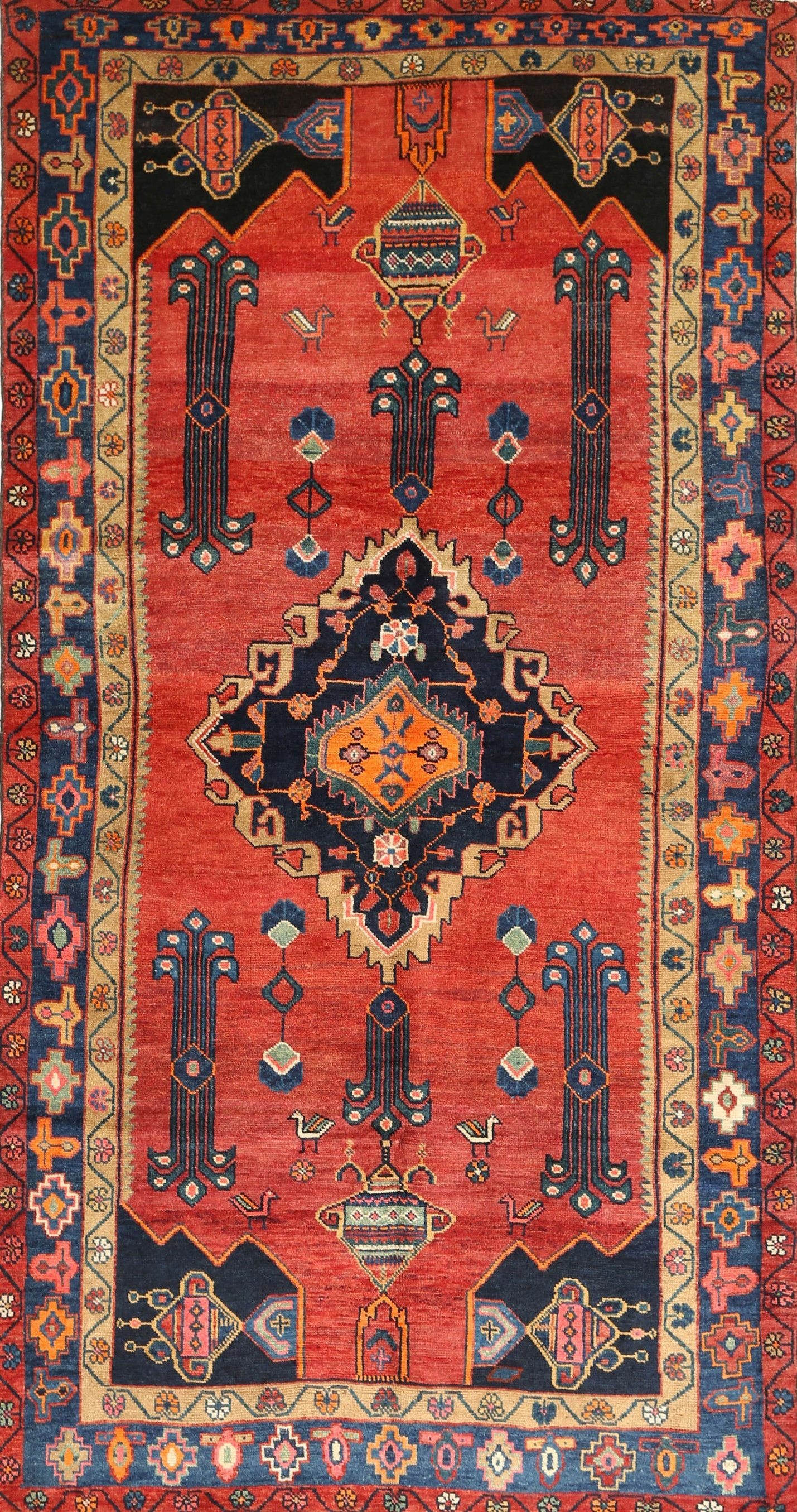 Latitude Run® Wilmslow Hand-Tufted Wool Red Area Rug | Wayfair