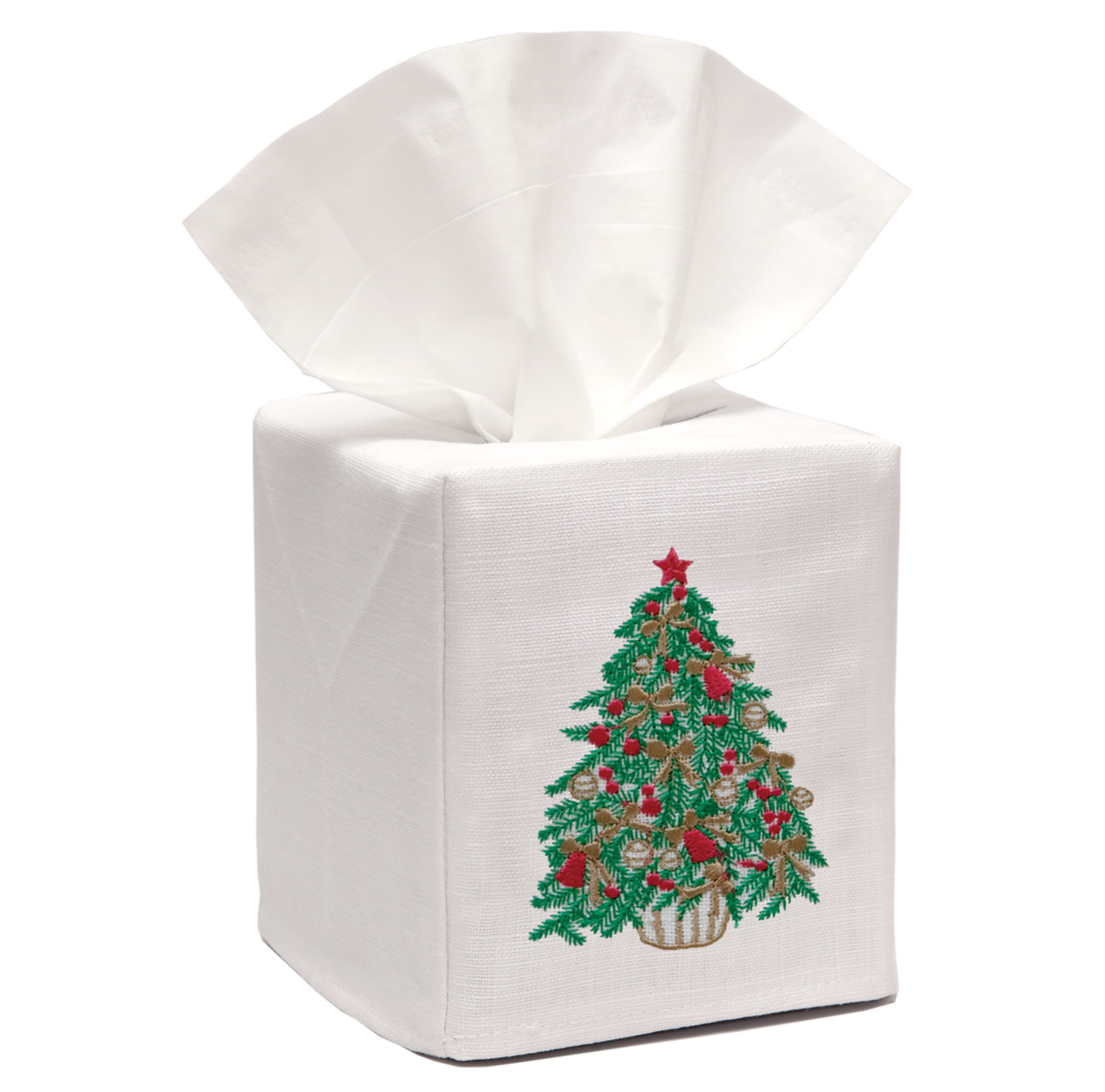 Jacaranda Living Christmas Tree Tissue Box Cover | Perigold