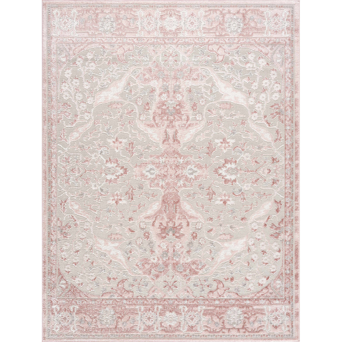 Bungalow Rose Rectangle Katriena Oriental Machine Woven Polypropylene ...