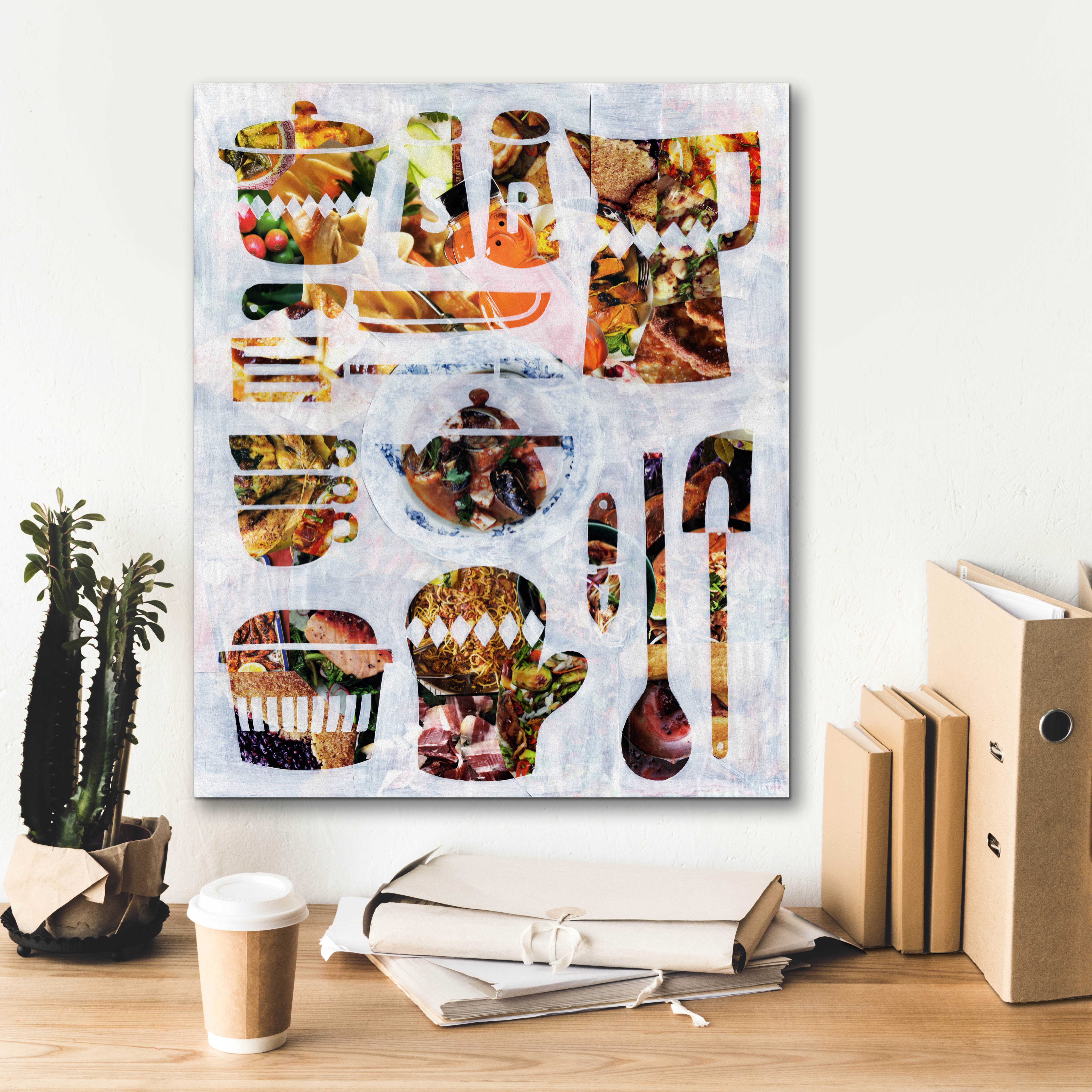 Ebern Designs Epic Graffiti 'Kitchen Collection' by Artpoptart Canvas ...