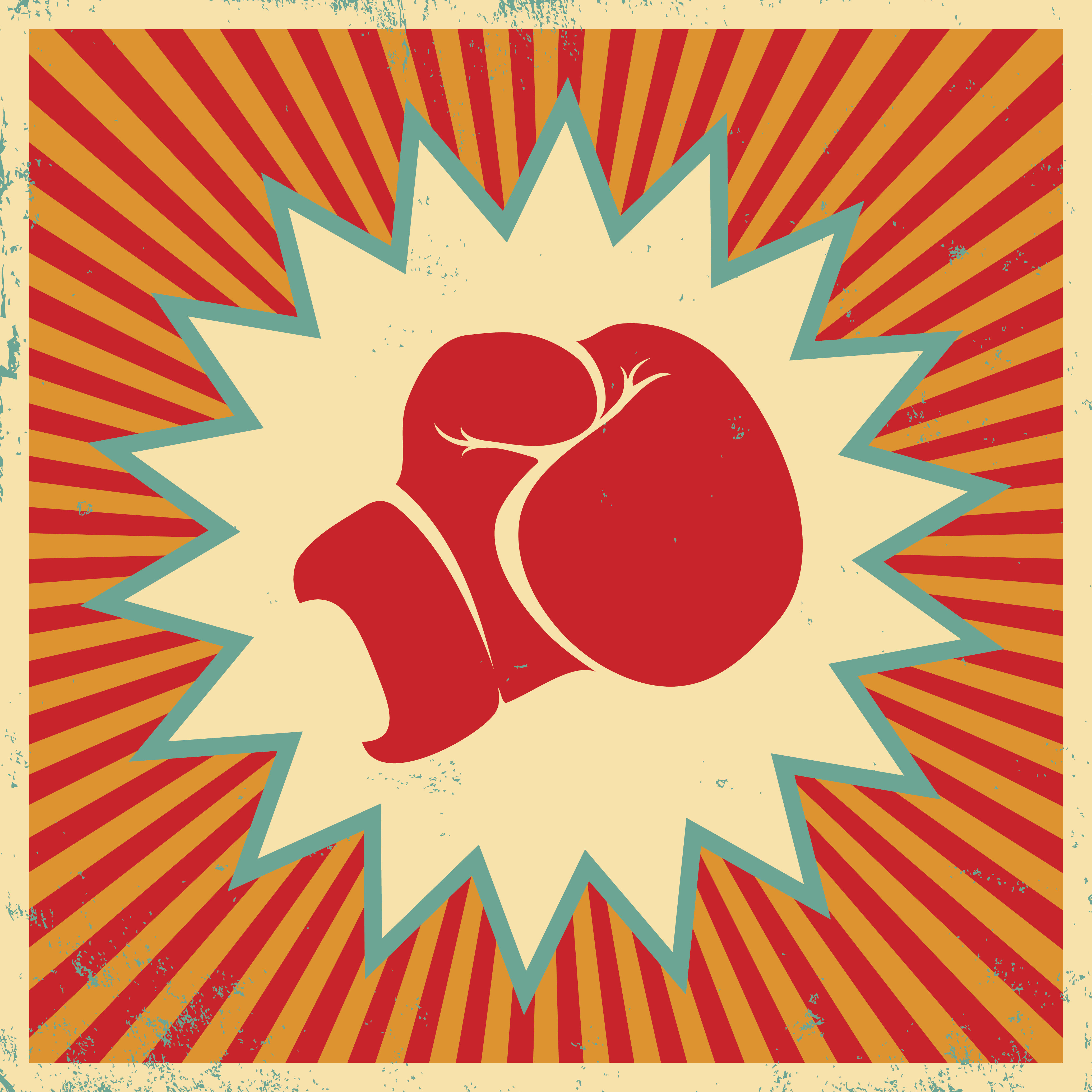 Winston Porter Poster for Boxing - Graphic Art on Canvas | Wayfair
