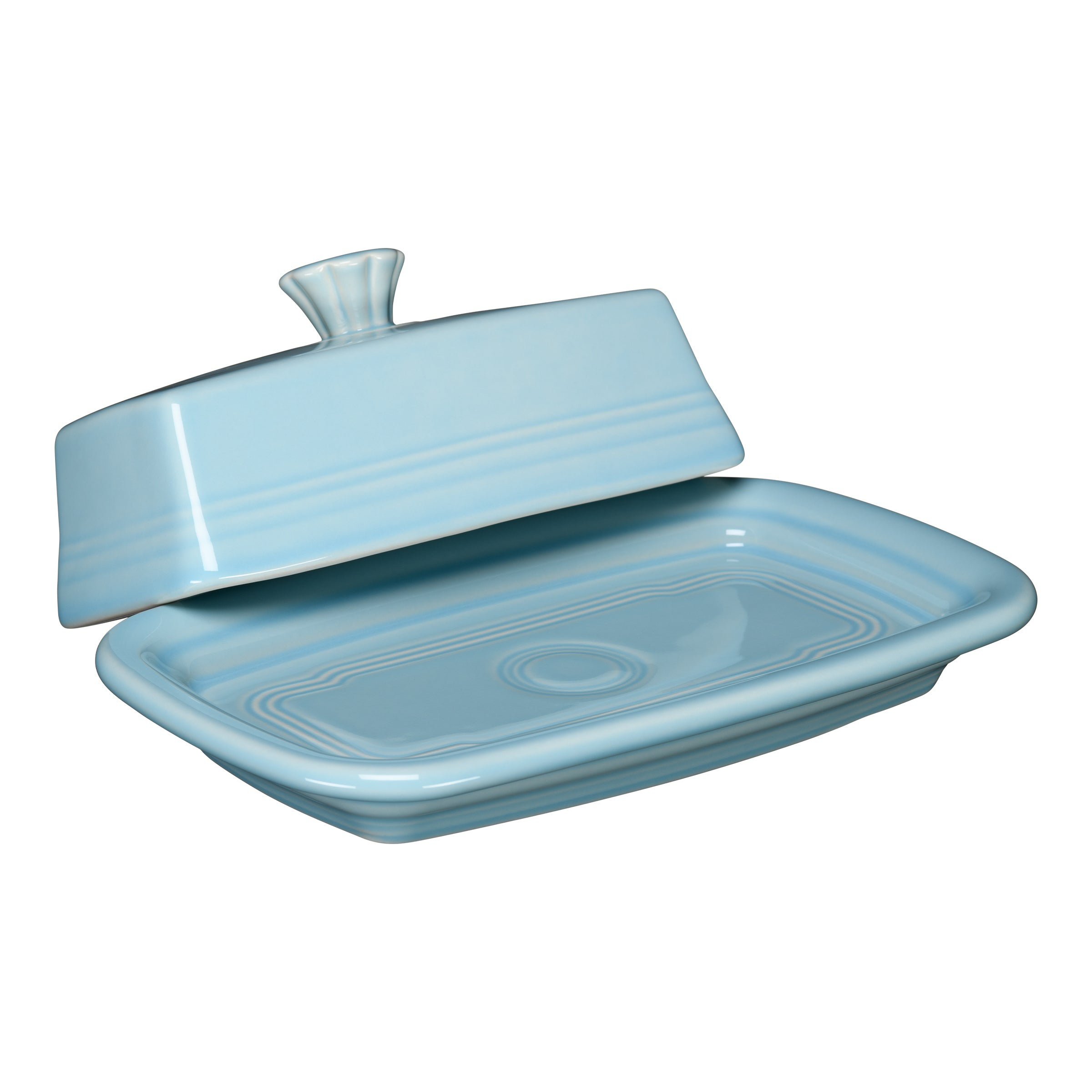 Fiesta Serveware Extra Large Covered Butter Dish 8 1/8 Inch x 5 1/8 ...