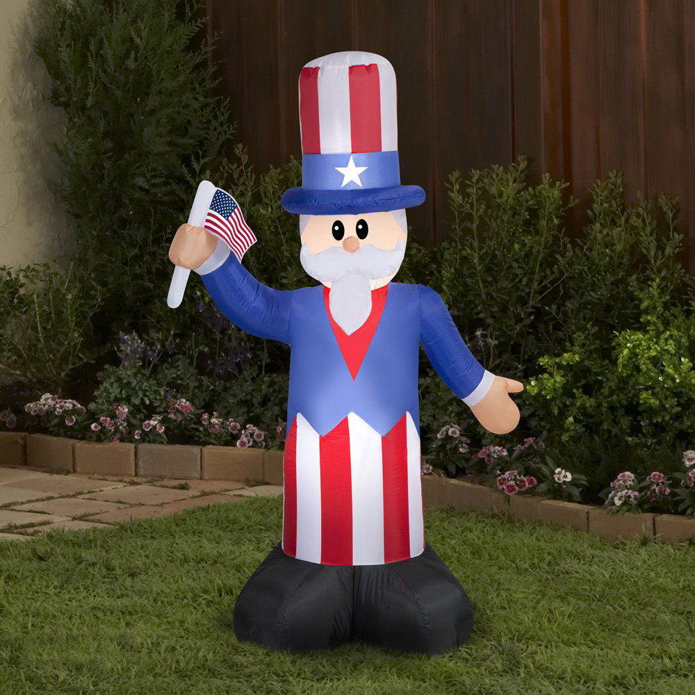 Gemmy Industries Uncle Sam Inflatable | Wayfair
