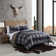 Wrangler City Flats Plaid Down Alt Reversible Blue Comforter Set | Wayfair