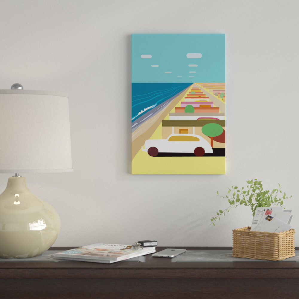 East Urban Home 'Imperial Beach' By Charles Harker Graphic Art Print on ...