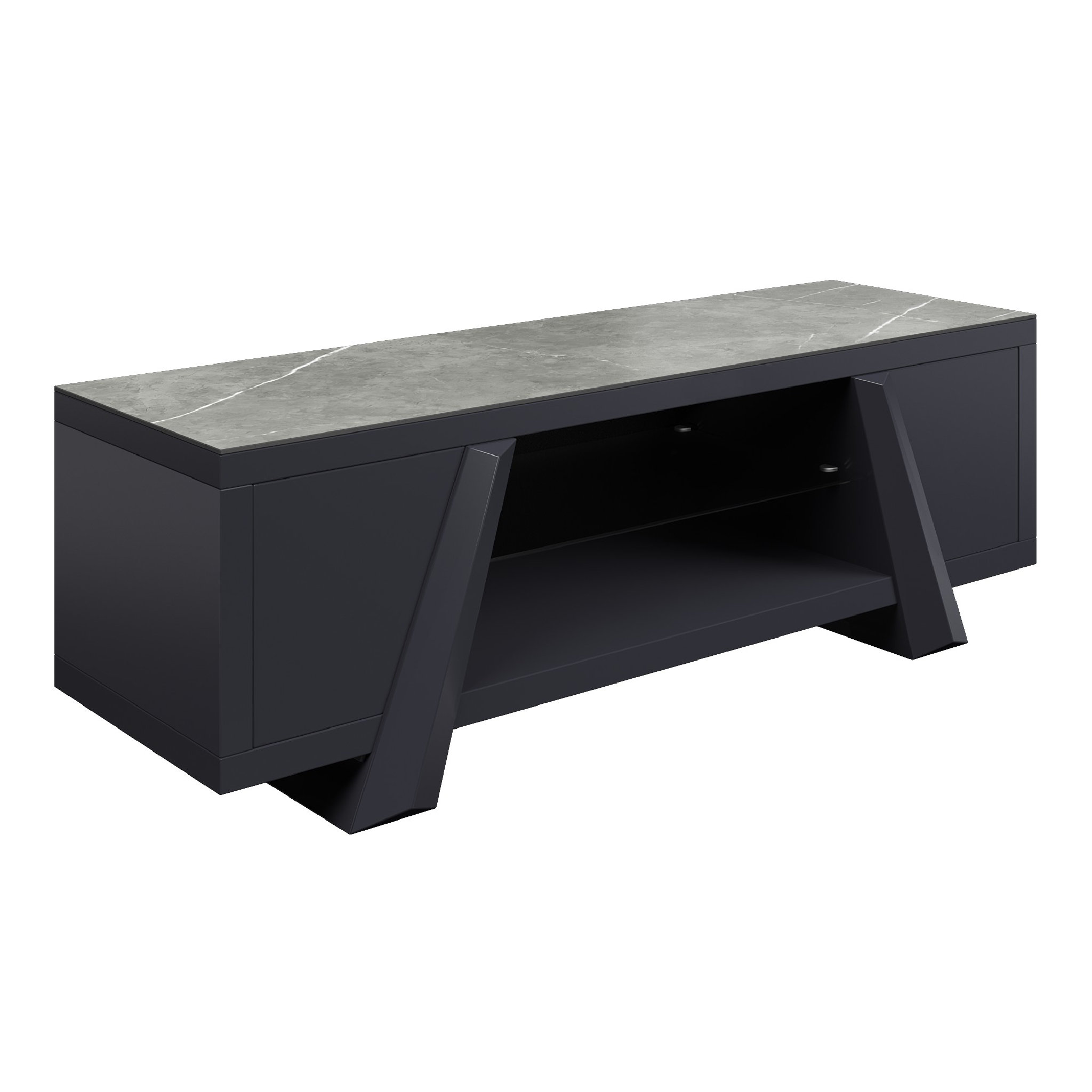 Ivy Bronx Lilly-Elizabeth Ceramic TV Stand for TVs up to 60" | Wayfair ...