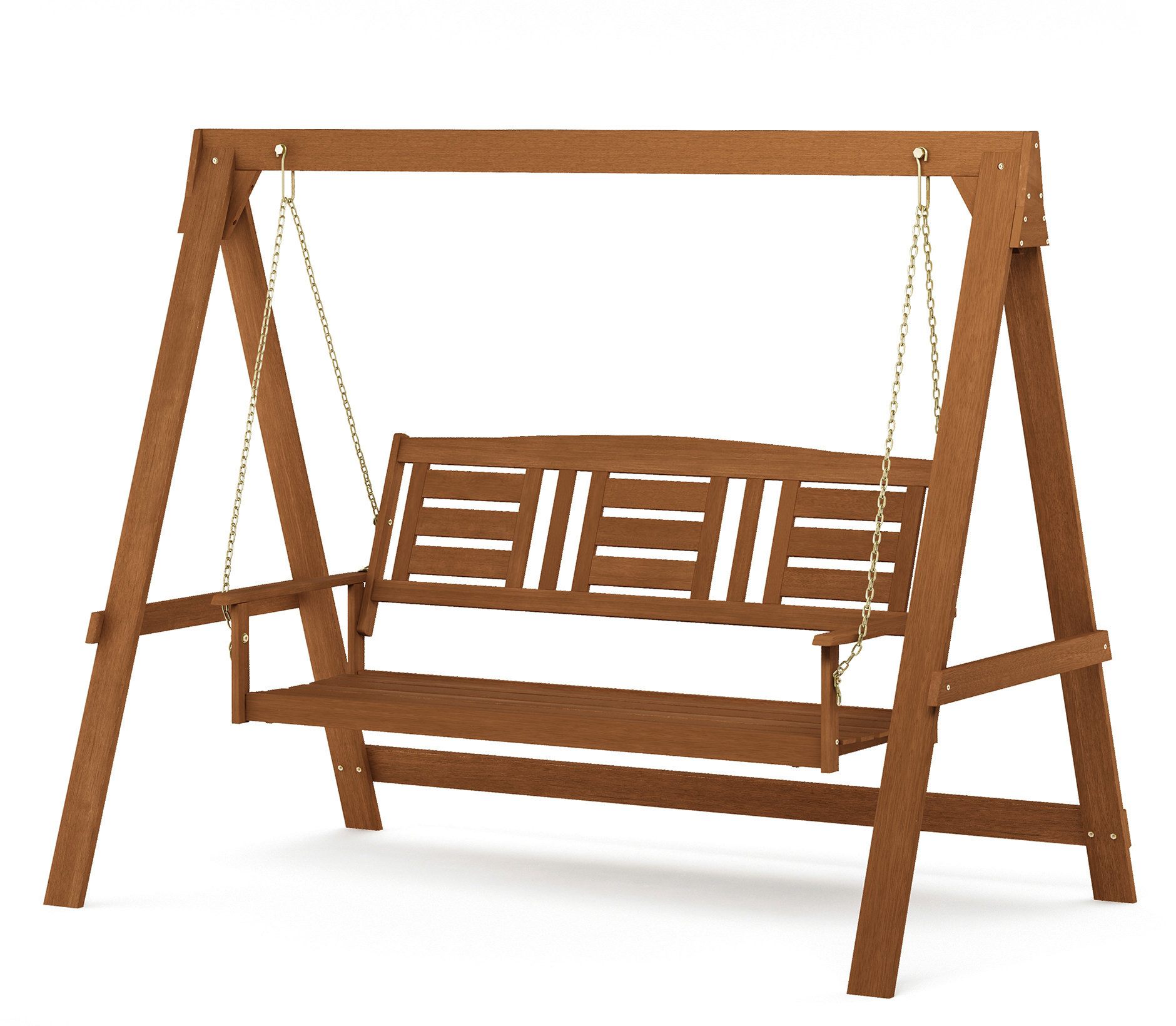 Red Barrel Studio® Romney 3 Seater Porch Swing with Stand & Reviews ...