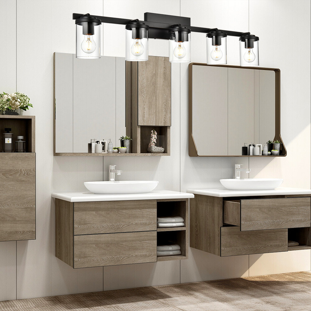 Latitude Run® Maoz 5 - Light Dimmable Vanity Light | Wayfair