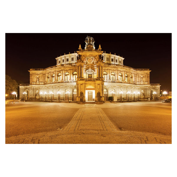 East Urban Home Dresden Opera House 3.2m x 4.8m Textured Matt Peel ...