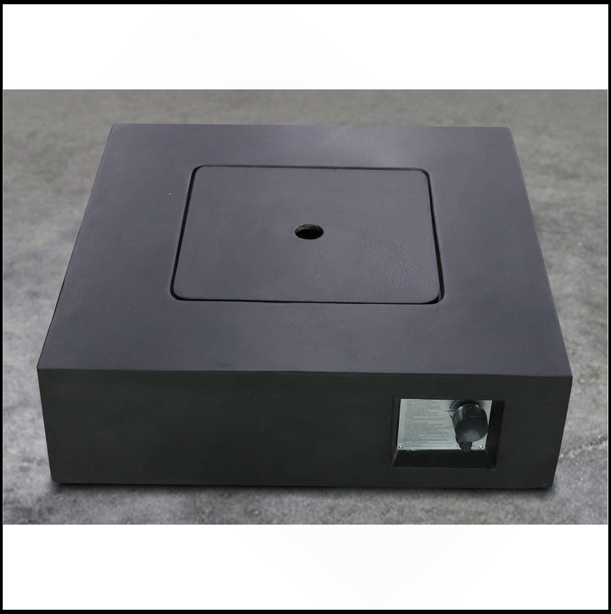 KUNMINGZHUHE Foyer de table en béton renforcé de fibres au propane / gaz naturel - Wayfair Canada