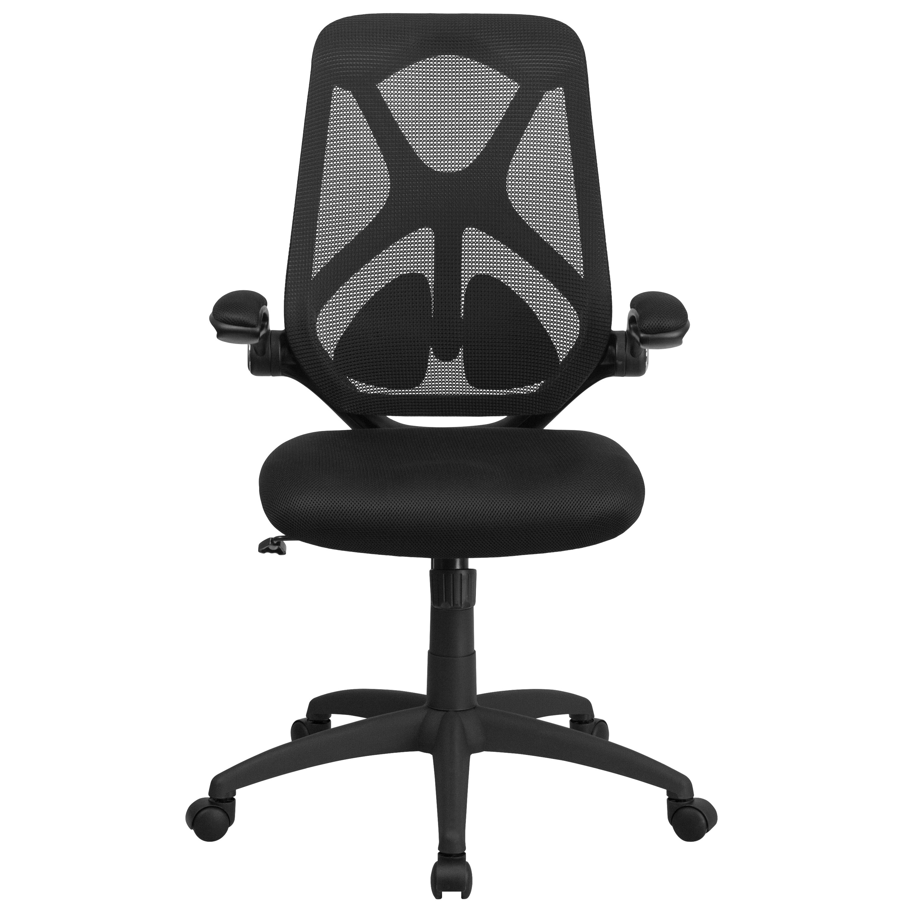 Flash Furniture High Back Mesh Ergonomic Office Chair-Adjustable Lumbar ...