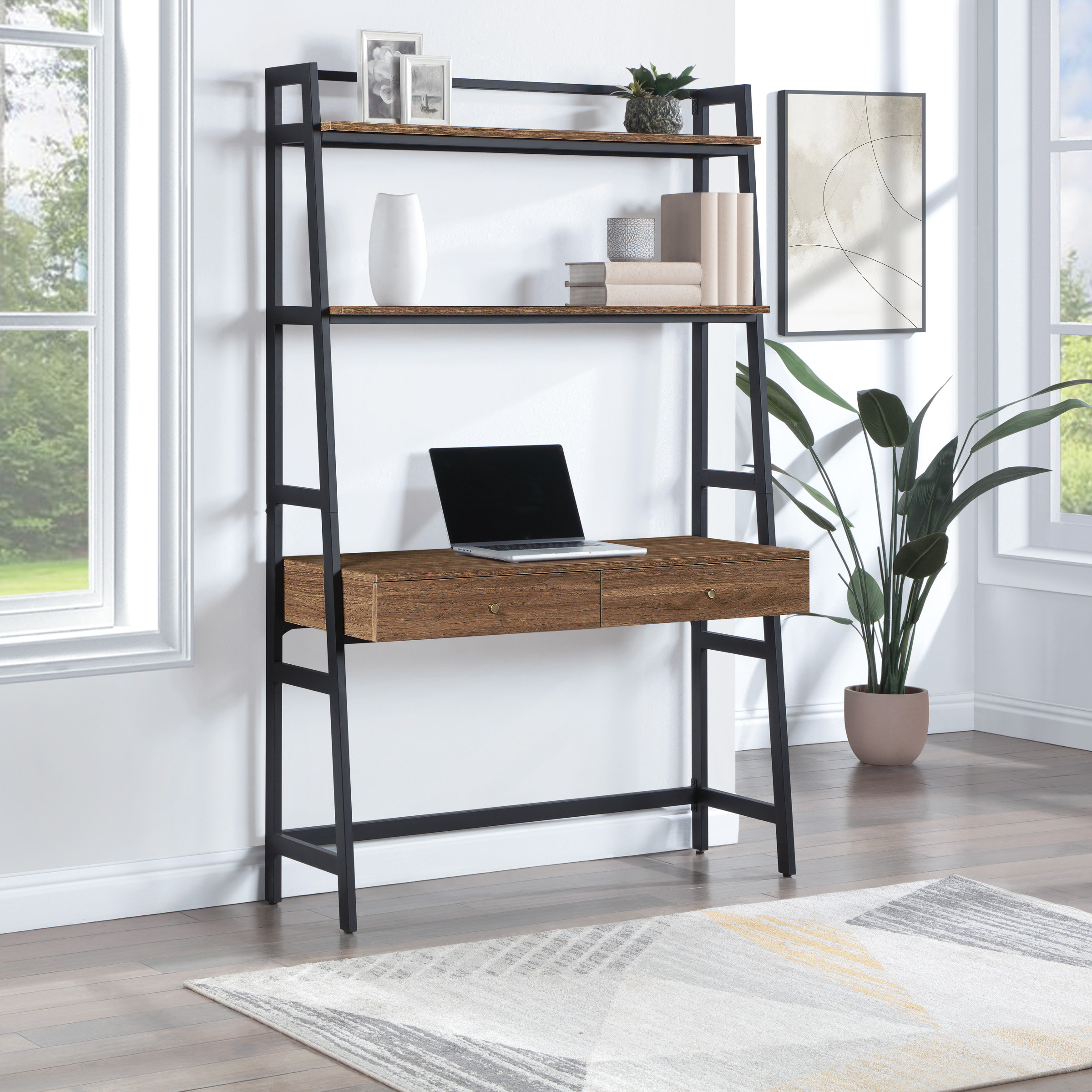 17 Stories Sacoria 45" Ladder Desk & Reviews | Wayfair