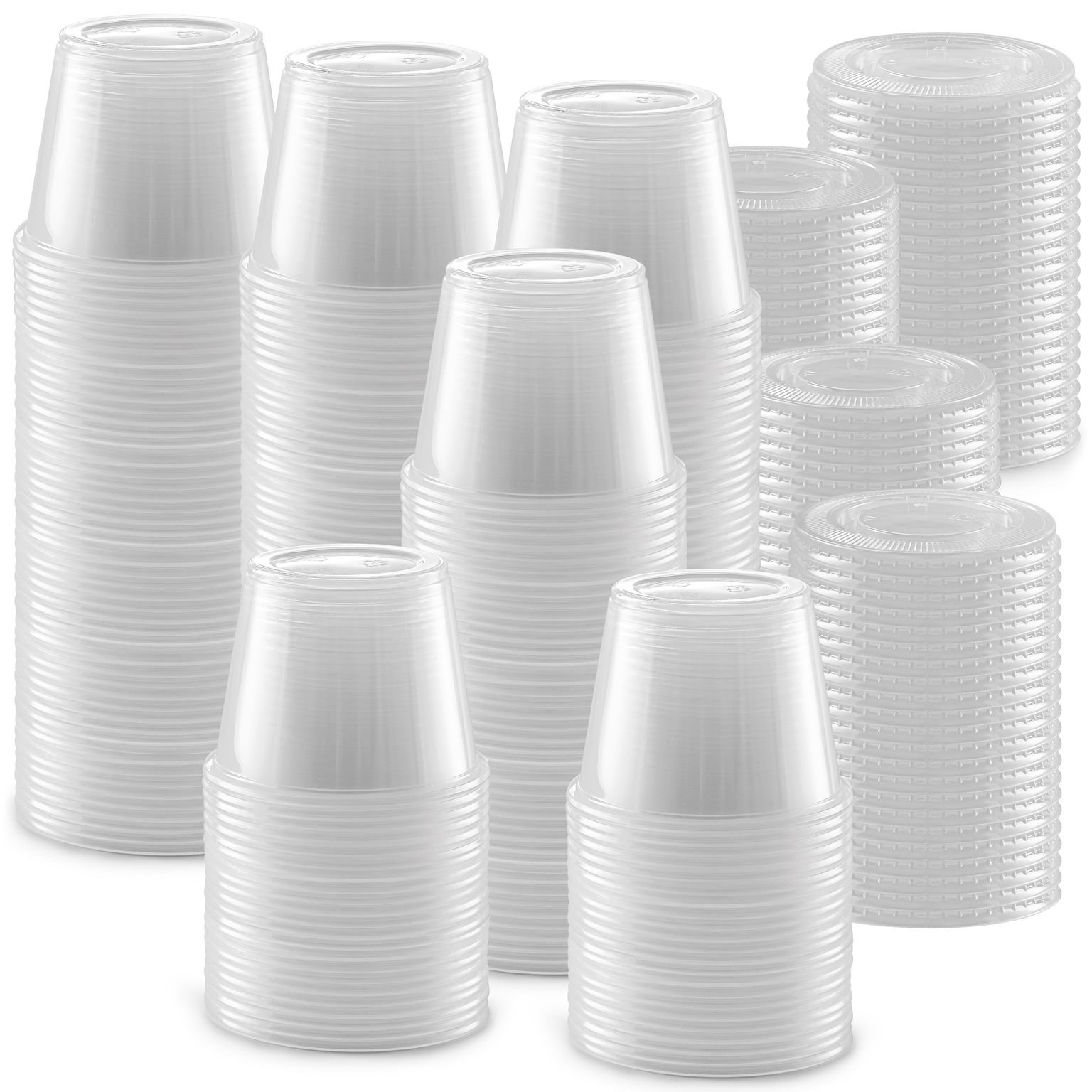 Zulay Kitchen Clear Jello Shot Cups With Lids (4 Ounce, 200 Cups) | Wayfair