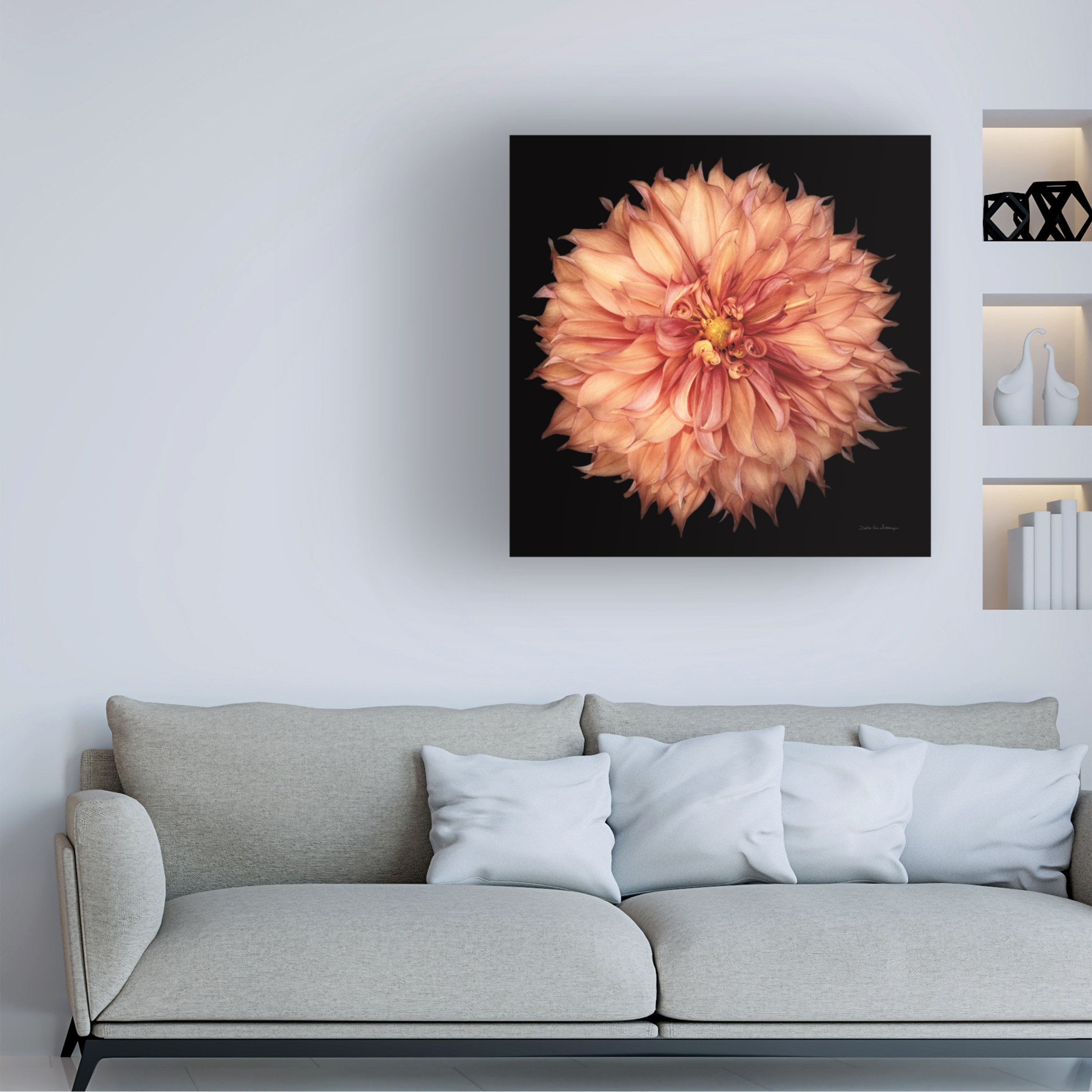 Trademark Fine Art Debra Van Swearingen Dahlia I Canvas Wall Art | Wayfair