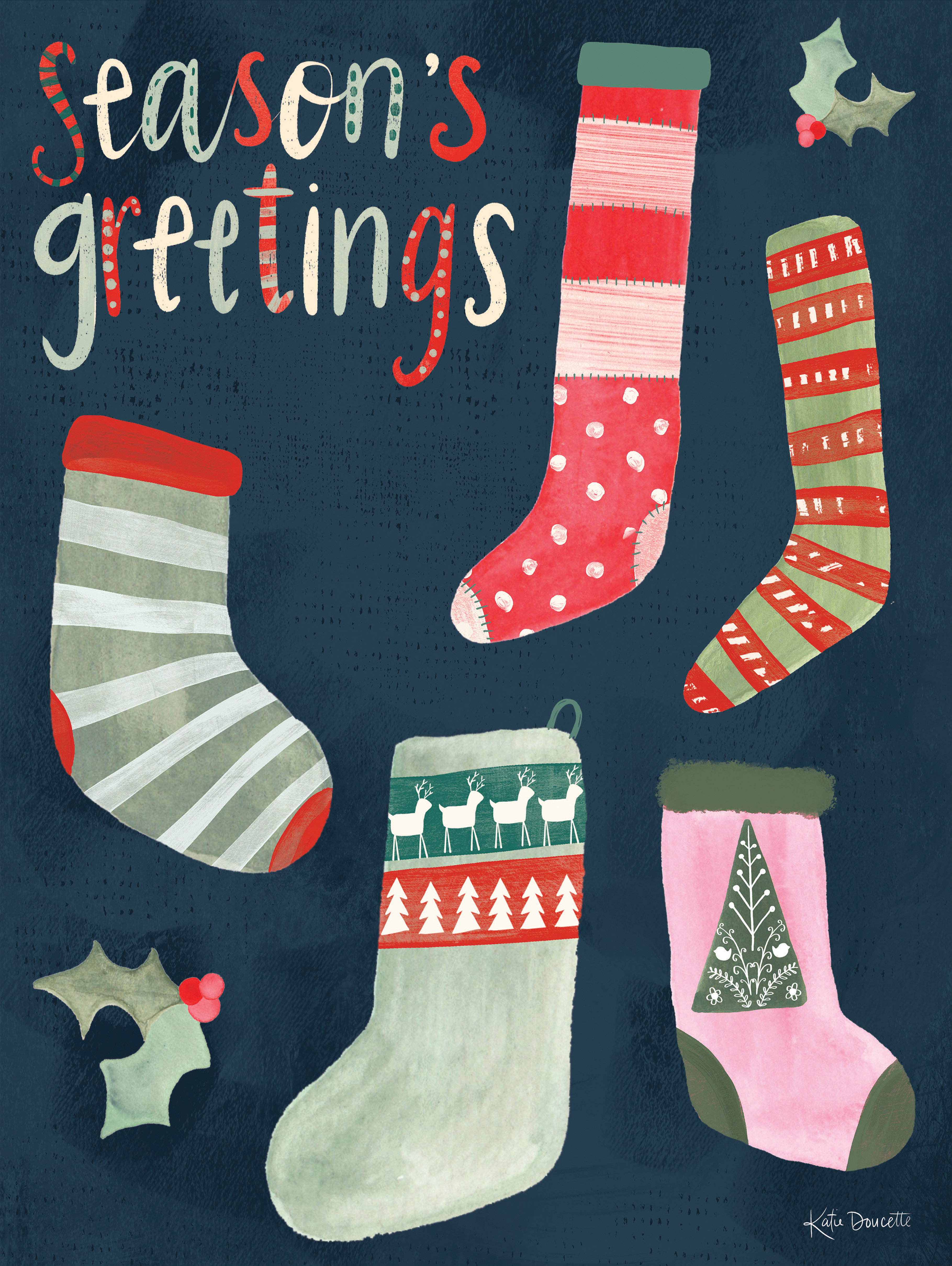 The Holiday Aisle® Season's Greetings by Katie Doucette | Wayfair