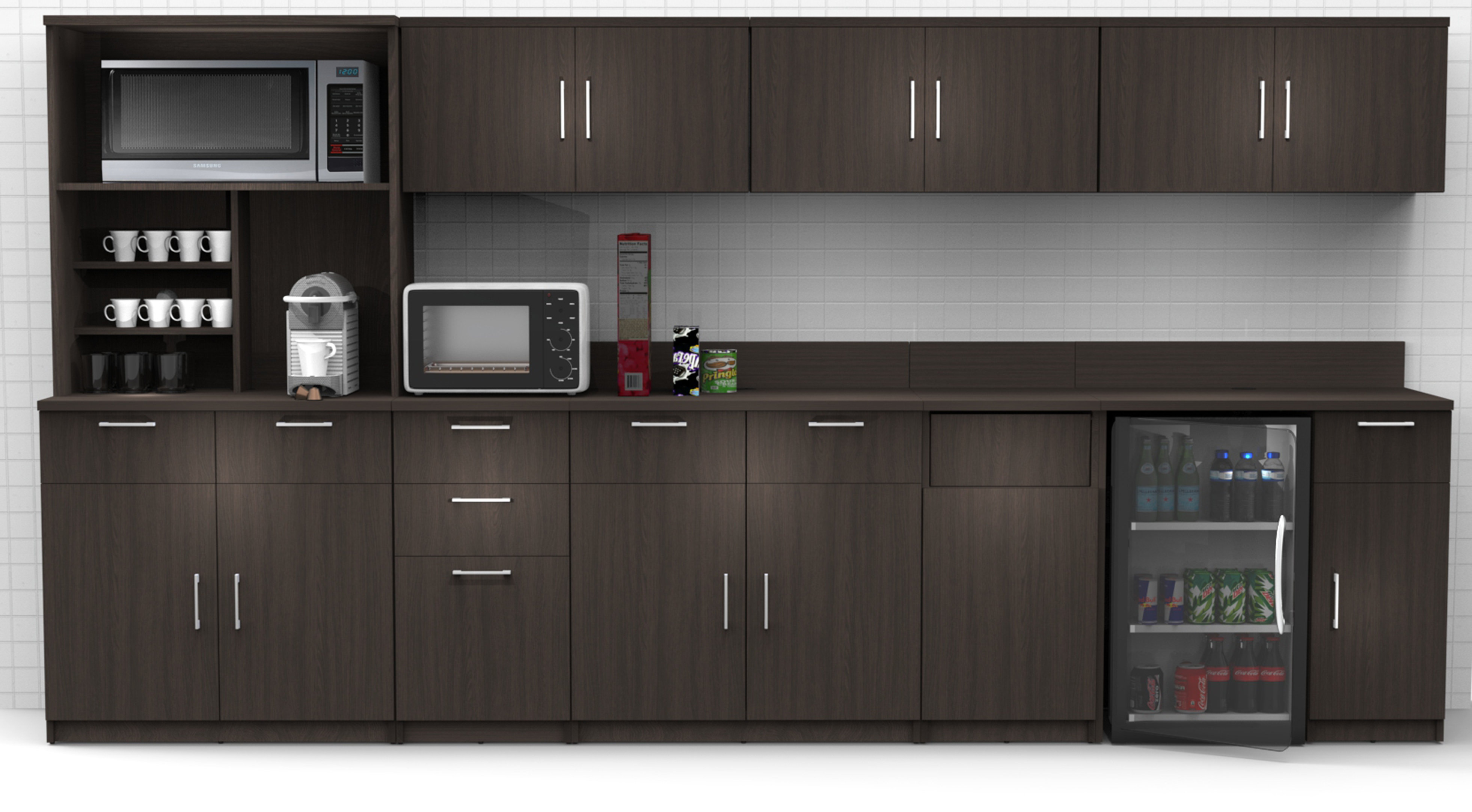Breaktime Buffet Sideboard Kitchen Break Room Lunch Coffee Kitchenette ...