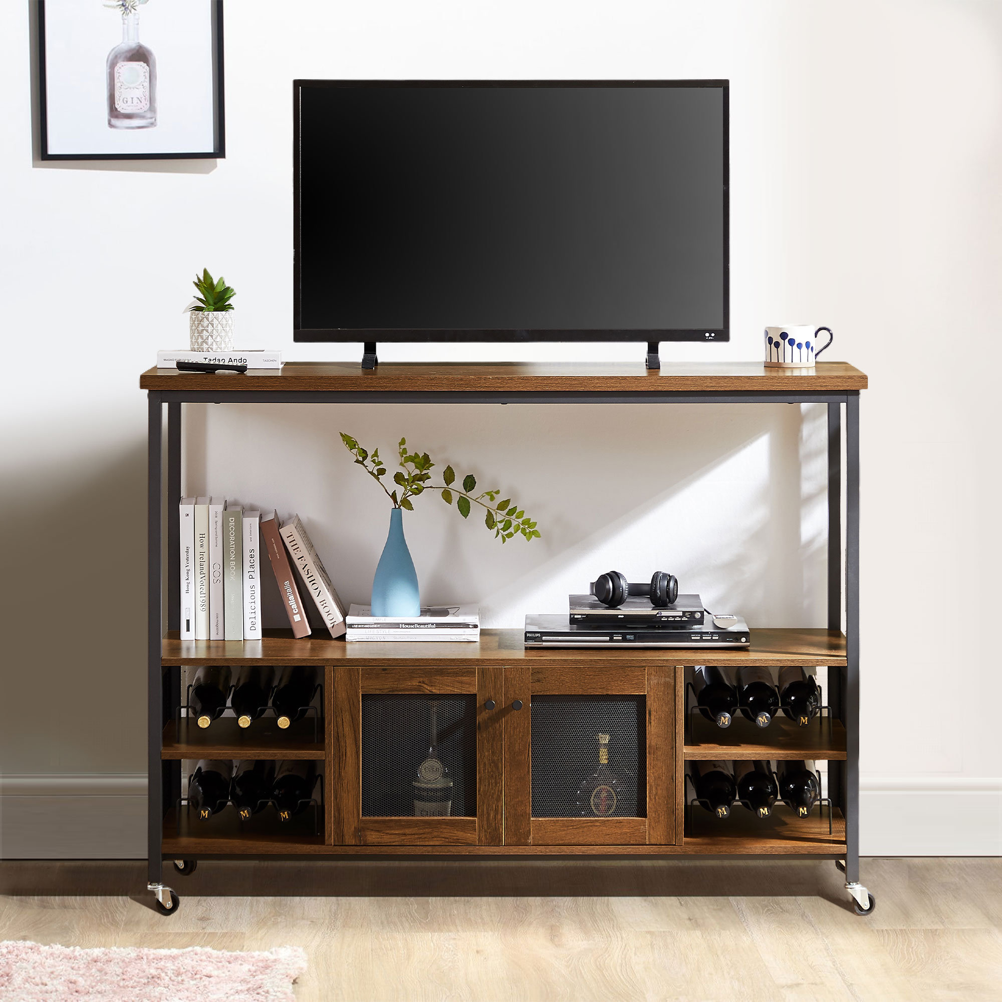 17 Stories Balyeet 54.3'' Bar Cabinet - Wayfair Canada