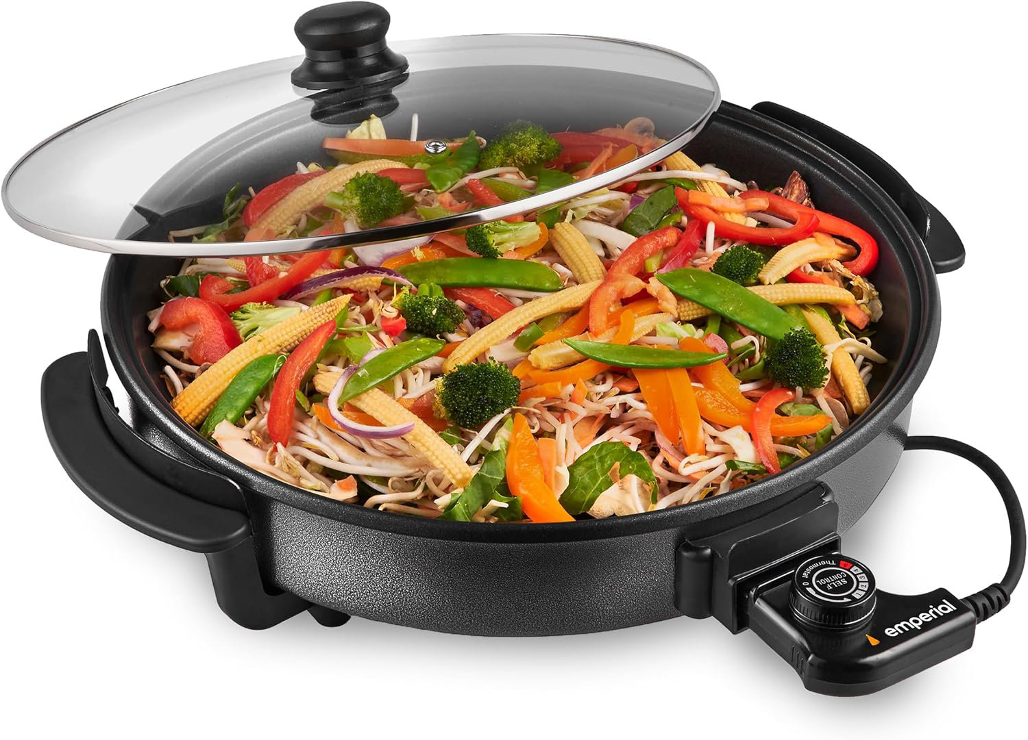 Emperial 30cm Non-Stick Electric Frying Pan Multi Cooker Skillet with ...