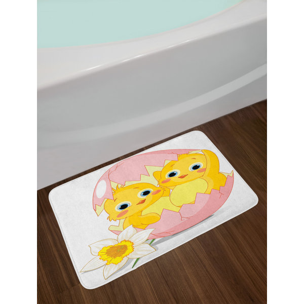East Urban Home Easter Bath Rug | Wayfair