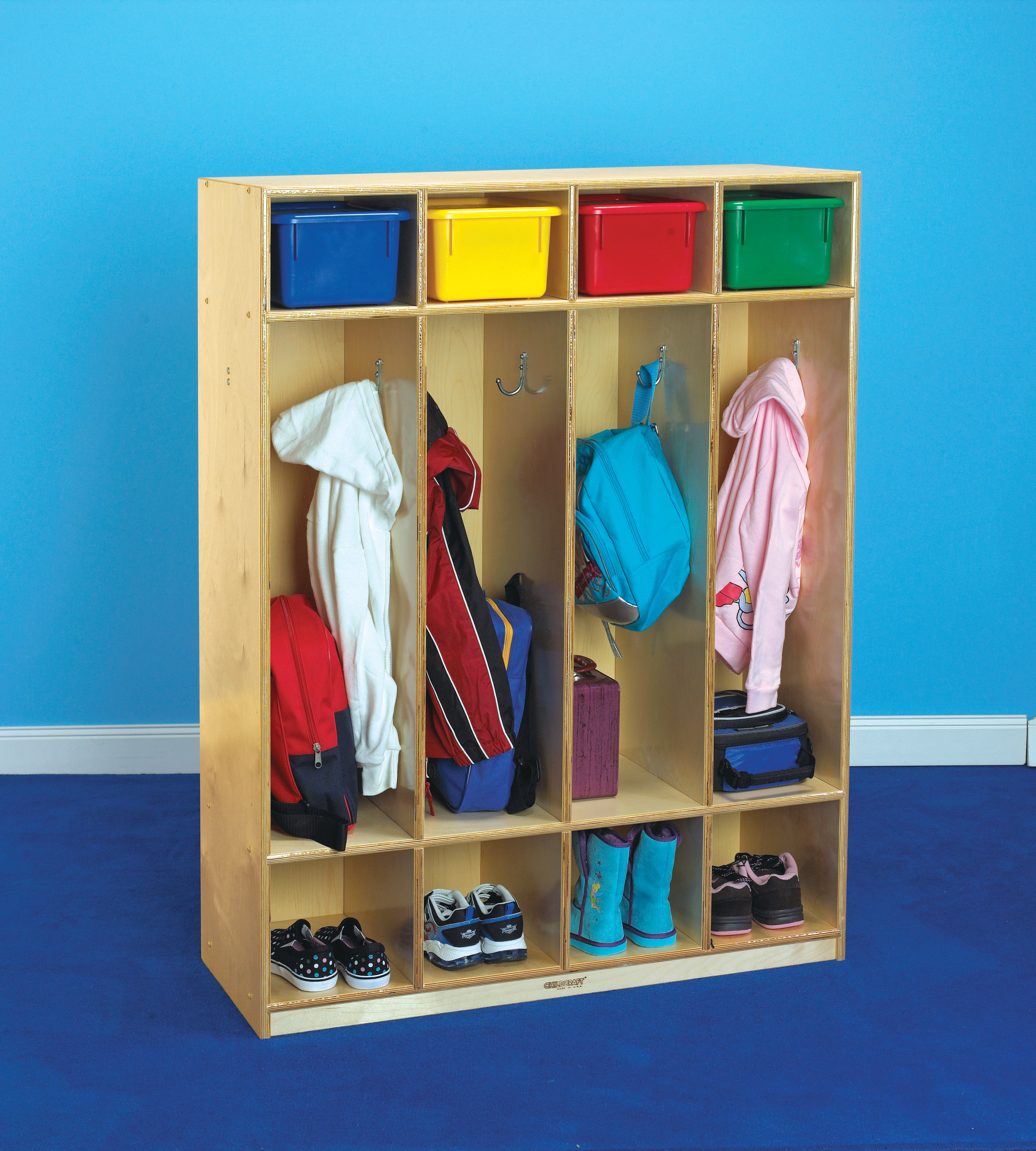 Childcraft 4 Section Preschool Cubby Locker | Wayfair